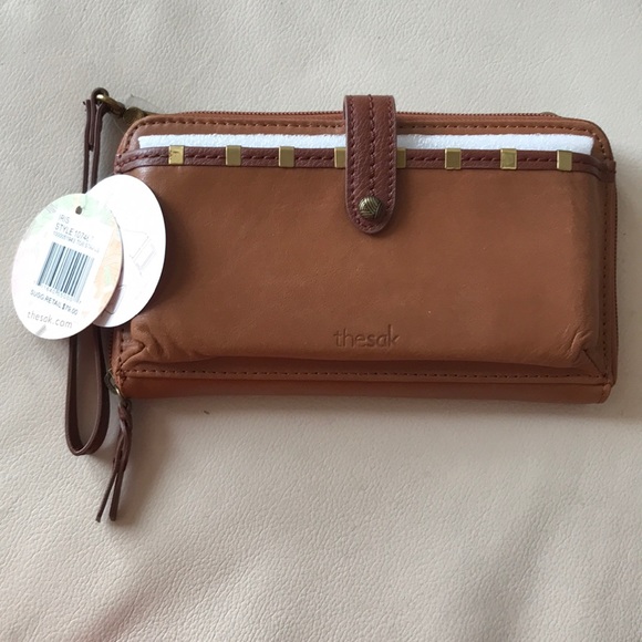 The Sak | Bags | The Sak Leather Wallet Wristlet Or Crossbody Bag Many ...